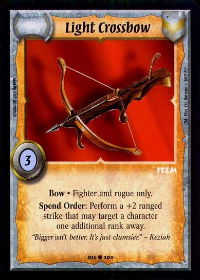 Light Crossbow - Item - Warlord Saga of the Storm | eBay