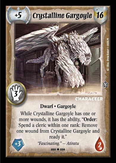 Crystalline Gargoyle - Dwarves - Warlord Saga of the Storm | eBay